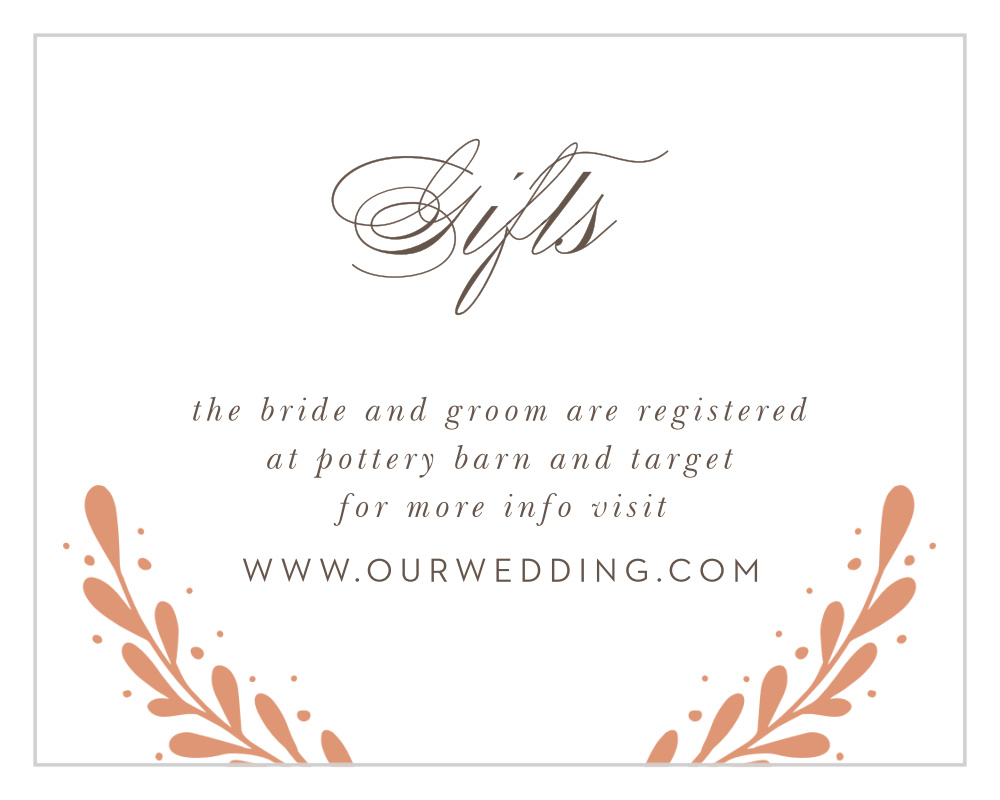 Rustic Laurels Wedding Invitations by Basic Invite