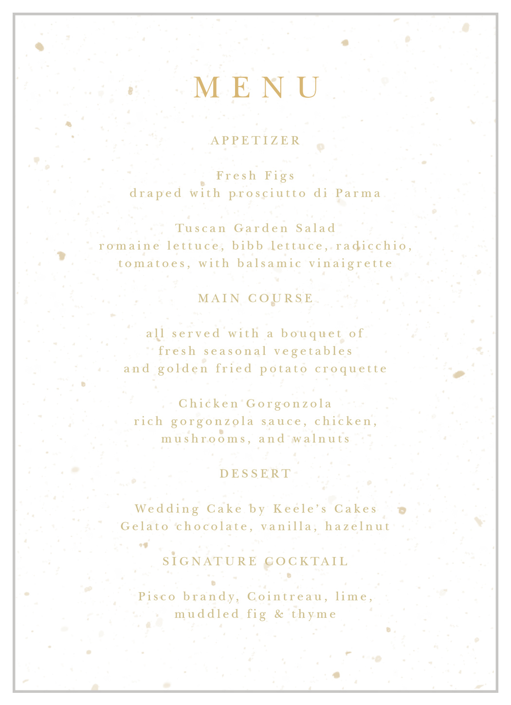 Jewish Star Wedding Menus by Basic Invite