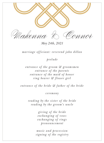 Irish Knot Wedding Invitations by Basic Invite
