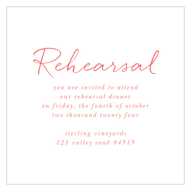 Painted Love Response Cards by Basic Invite