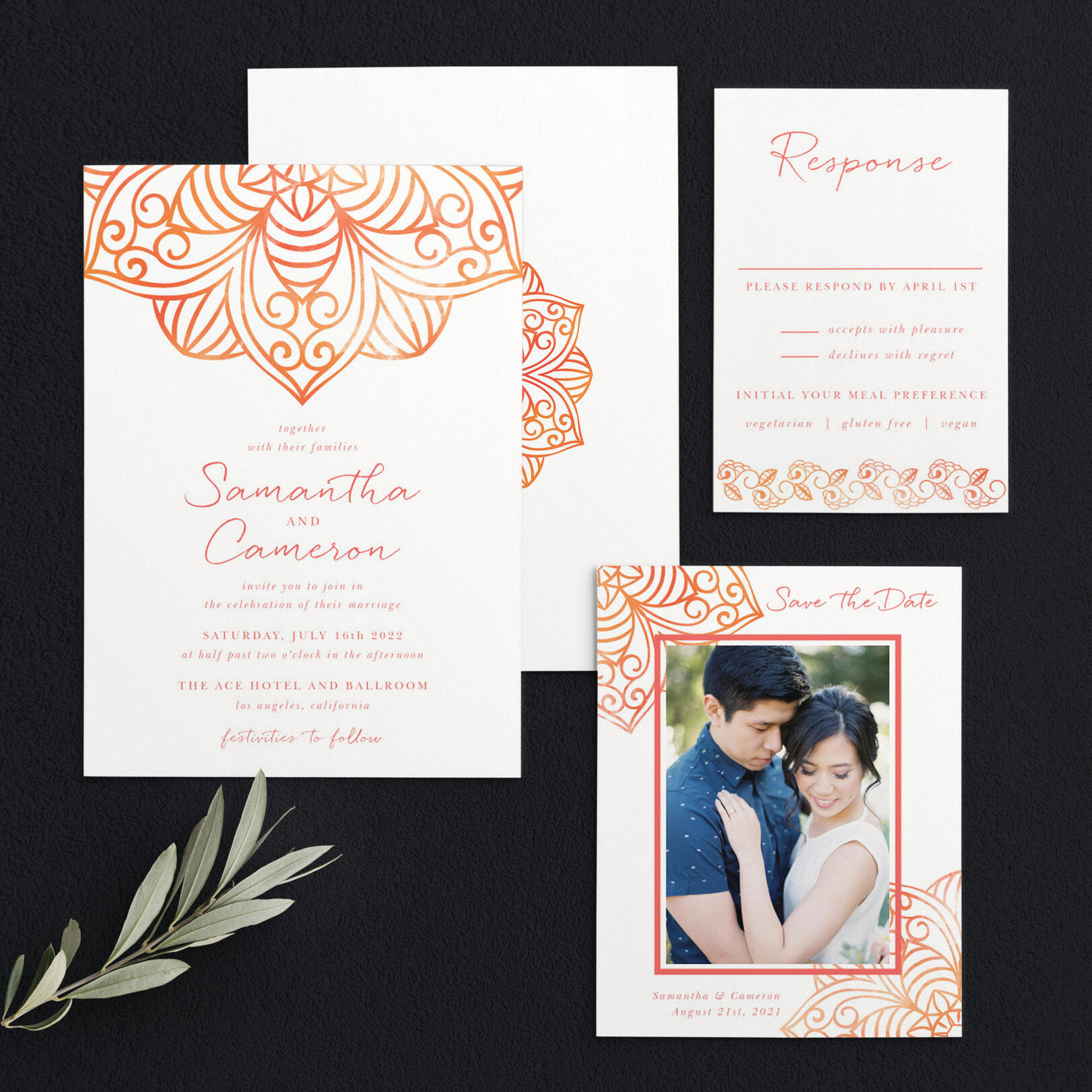Painted Love Wedding Invitations by Basic Invite