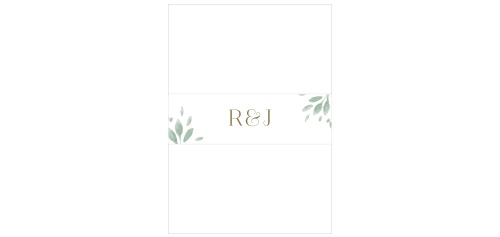 Fairytale Leaves Wedding Invitations by Basic Invite