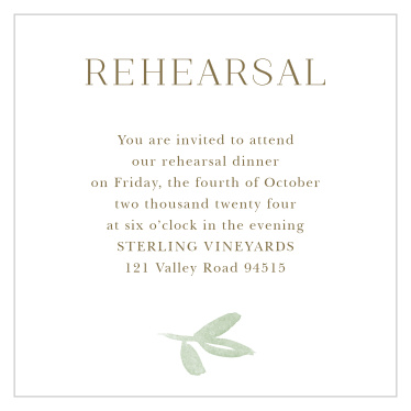 Fairytale Leaves Wedding Invitations by Basic Invite