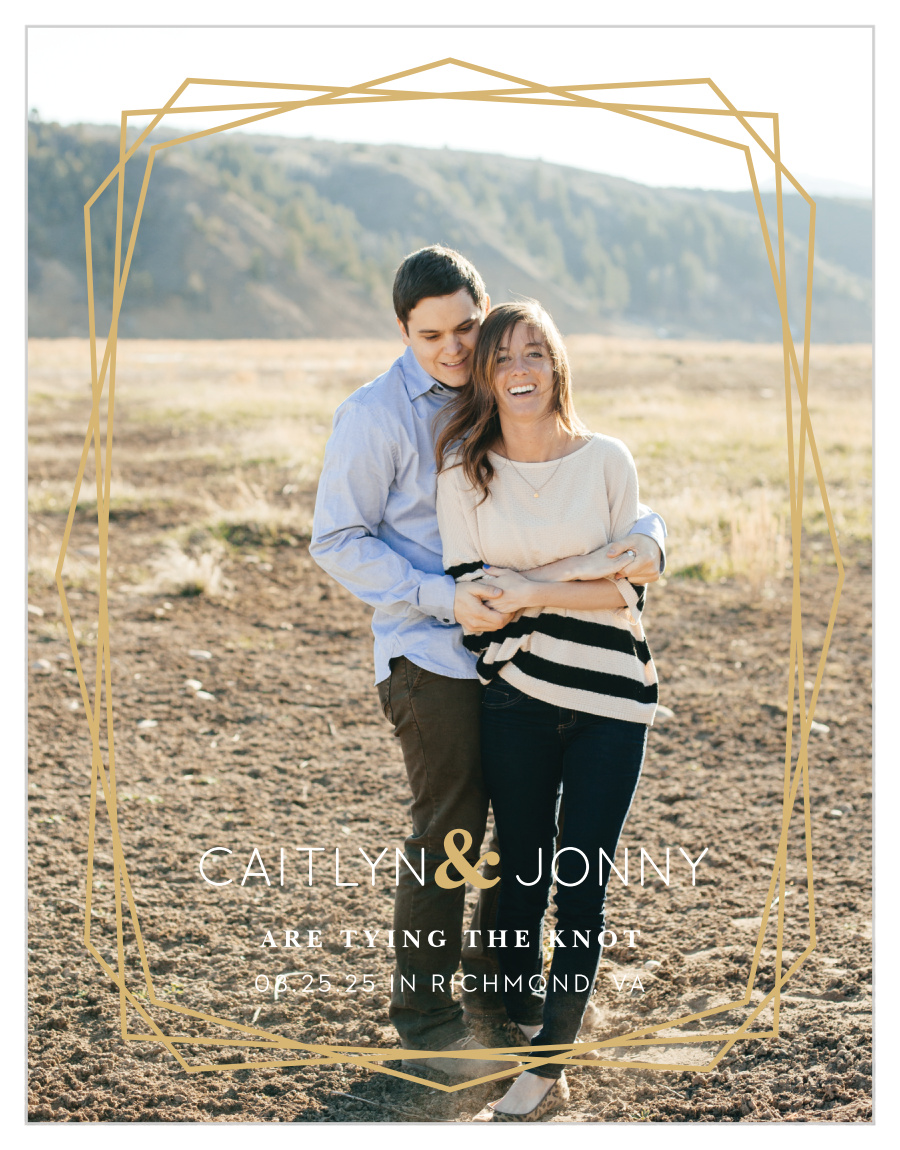 Modern Simplicity Save the Date Cards by Basic Invite