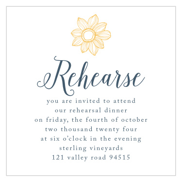 Sunflower Nuptials Wedding Invitations by Basic Invite