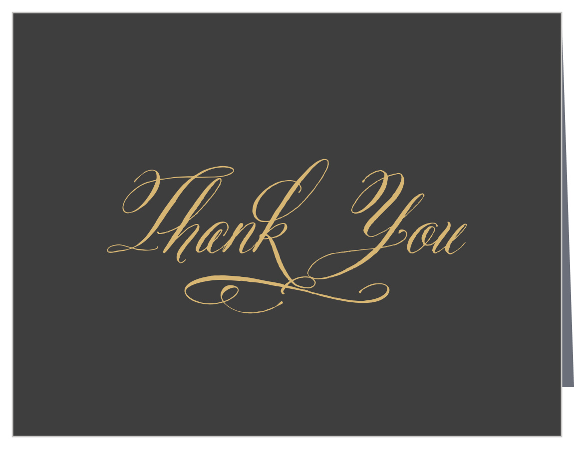 Gothic Script Wedding Invitations by Basic Invite