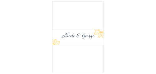 Sunflower Nuptials Wedding Invitations by Basic Invite