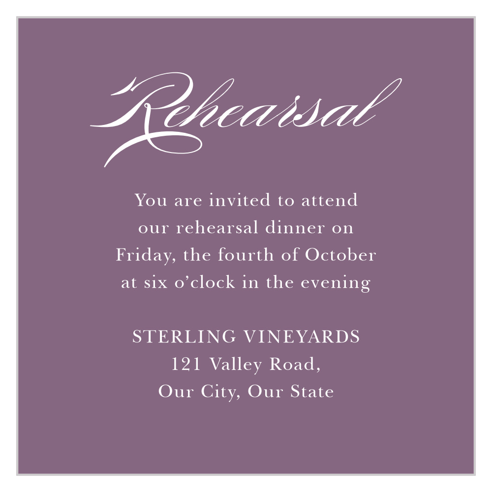 Blooming Frame Wedding Invitations by Basic Invite