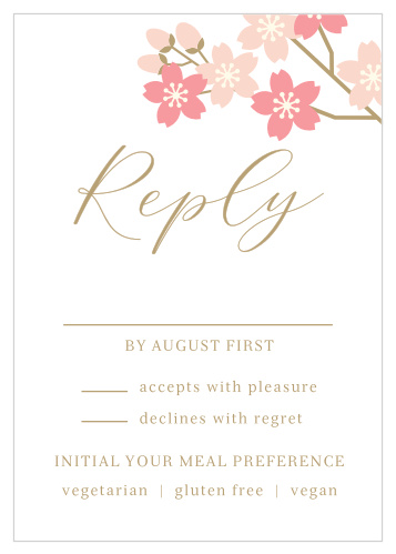 Sweet Blossoms Wedding Invitations by Basic Invite