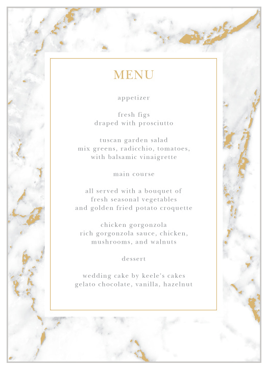 Cool Marble Wedding Invitations by Basic Invite