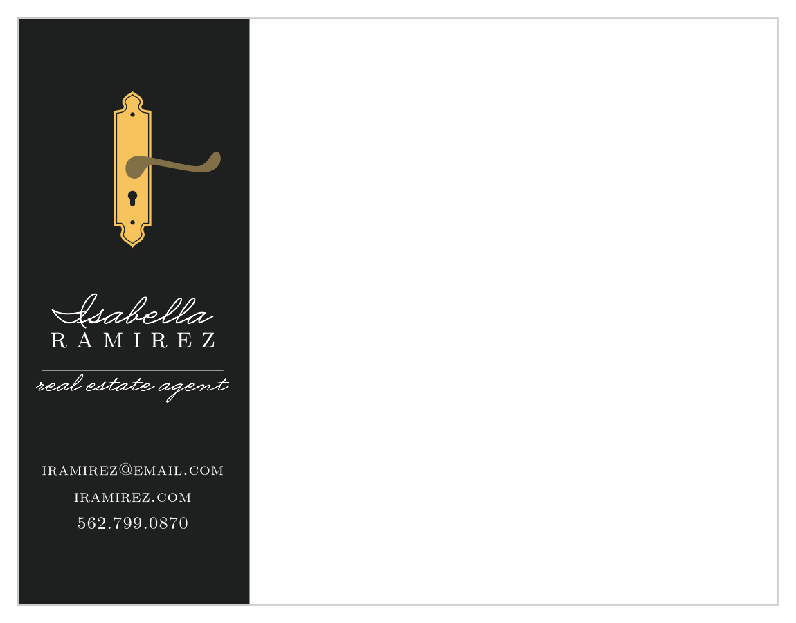 Front Door Business Stationery by Basic Invite