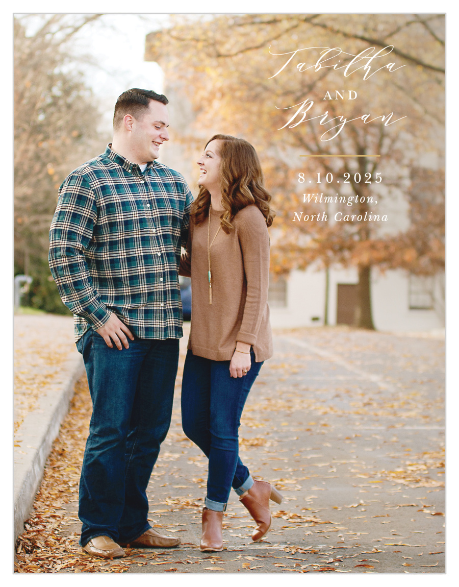 Grape Peonies Save the Date Cards by Basic Invite
