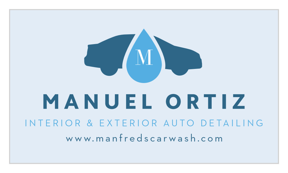 Clean Car Wash Business Cards by Basic Invite