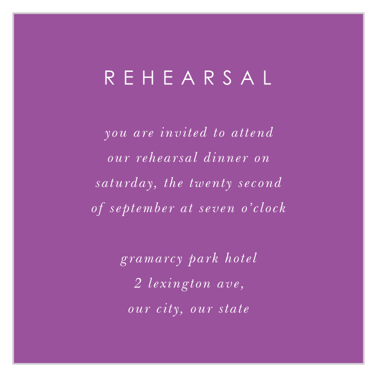 Mauve Florals Wedding Invitations by Basic Invite