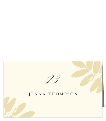 Gilded Leaf Wedding Invitations by Basic Invite