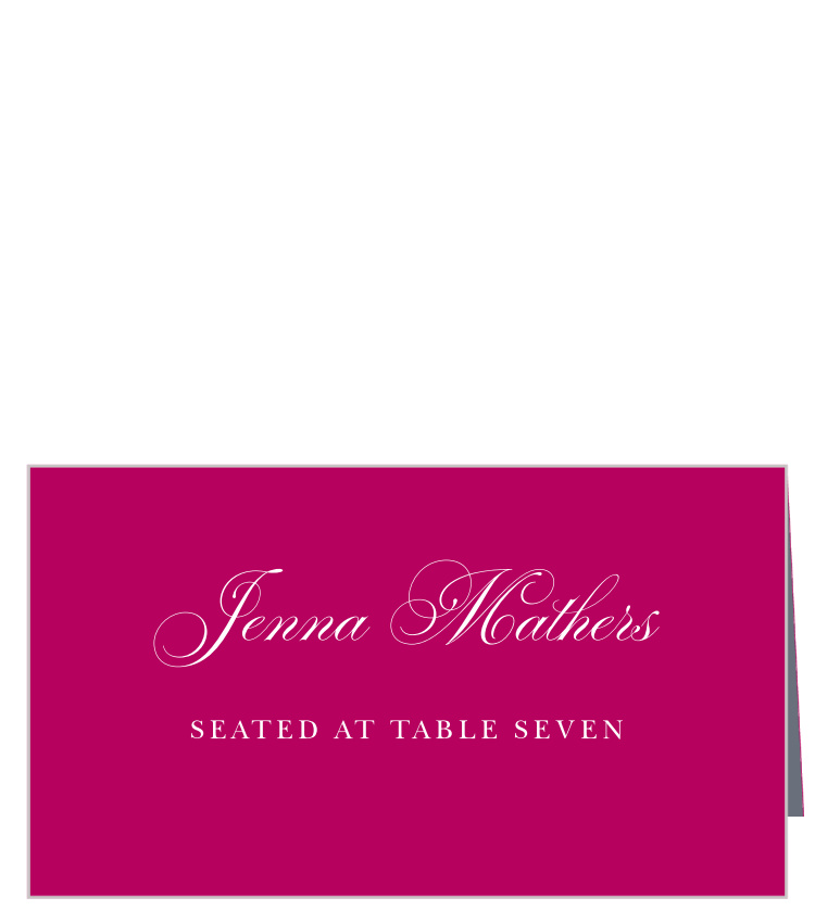 Cascading Blooms Place Cards by Basic Invite