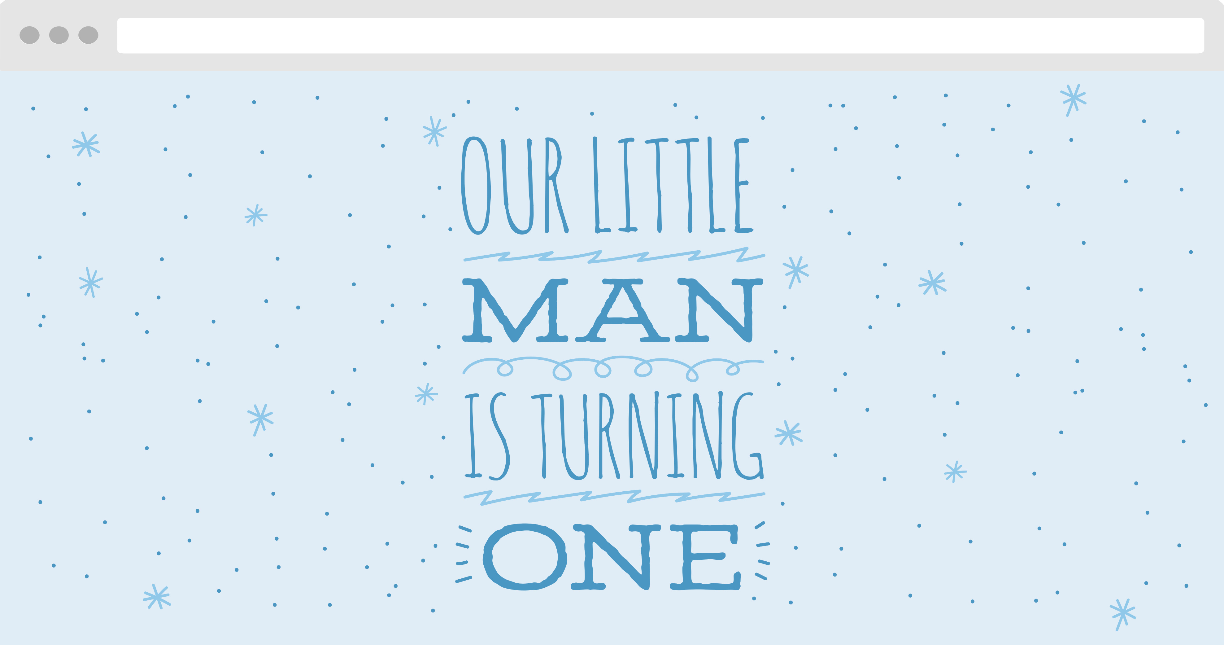 Little Man First Birthday Website by Basic Invite