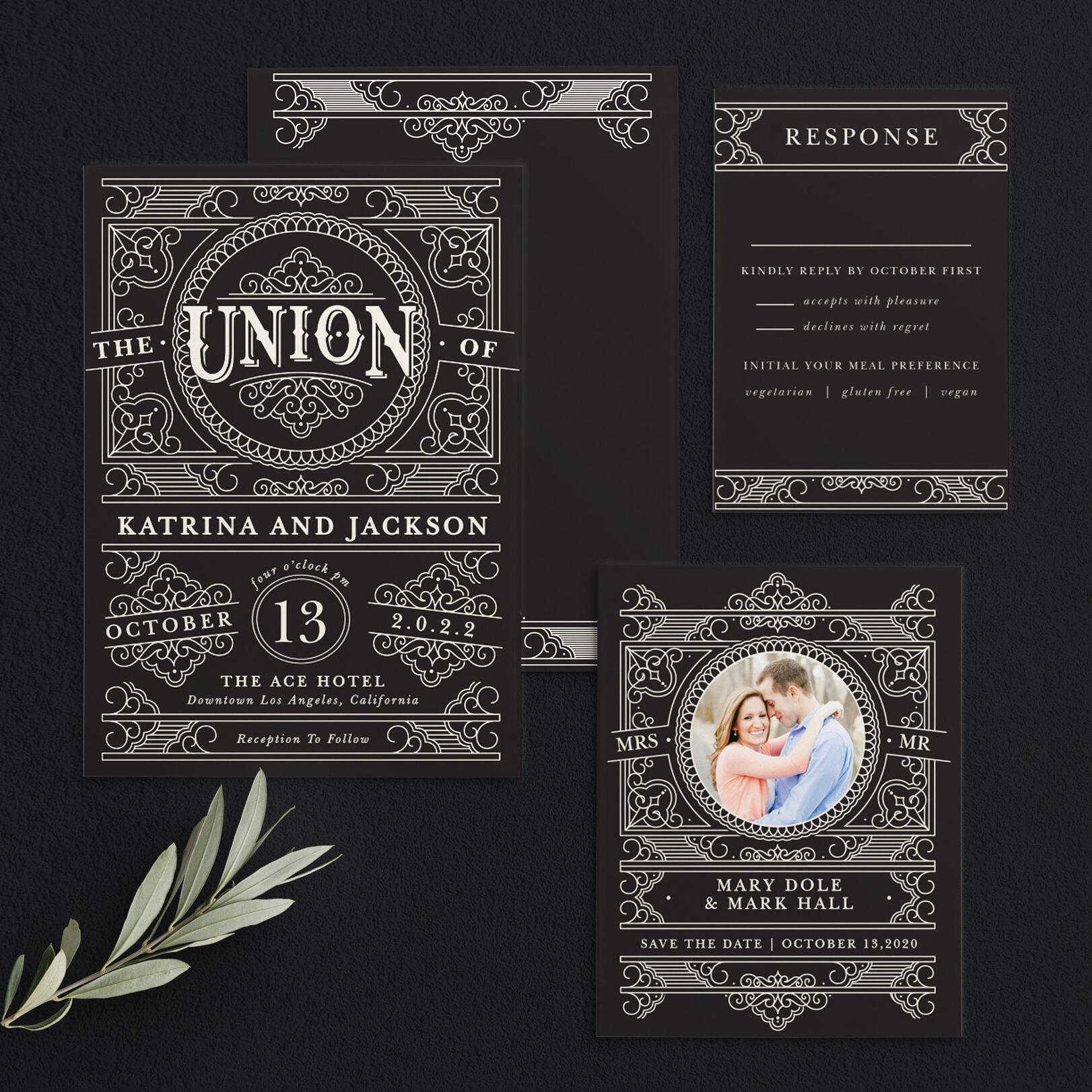 Our Union Wedding Invitations by Basic Invite