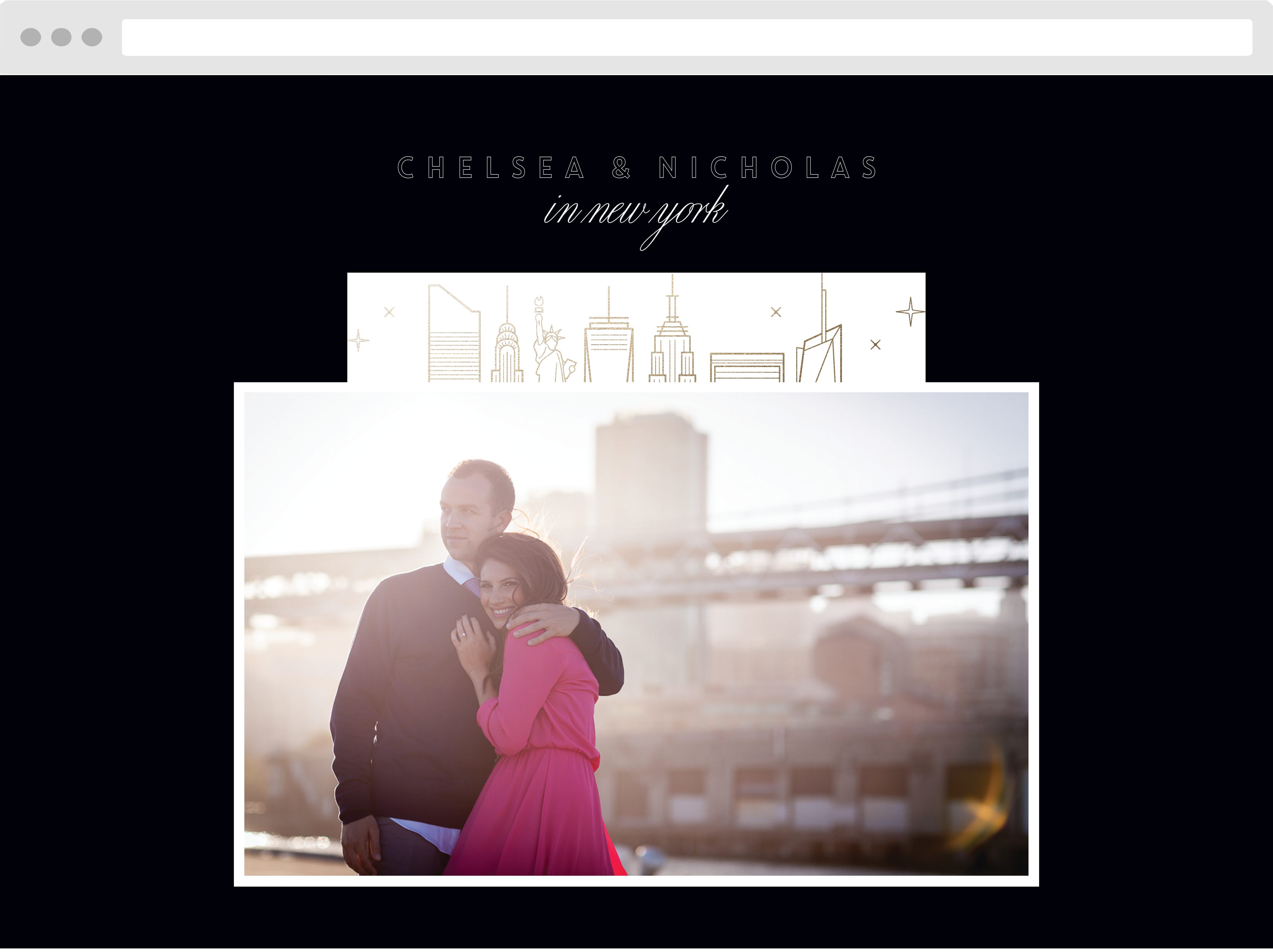 NYC Skyline Wedding Invitations by Basic Invite