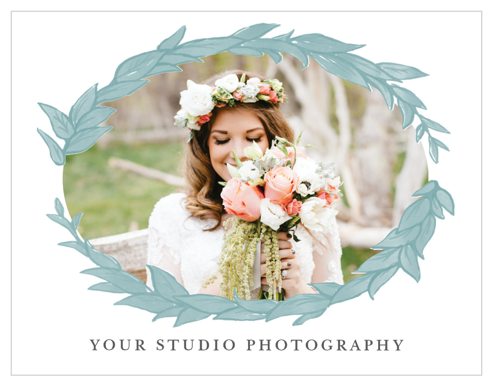 Leafy Love Promotion Card by Basic Invite