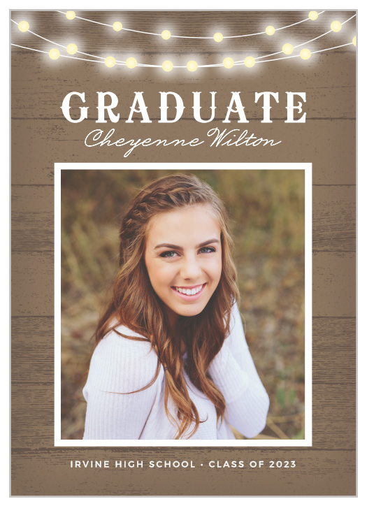 Western Graduation Announcements & Invitations - Match Your Color ...