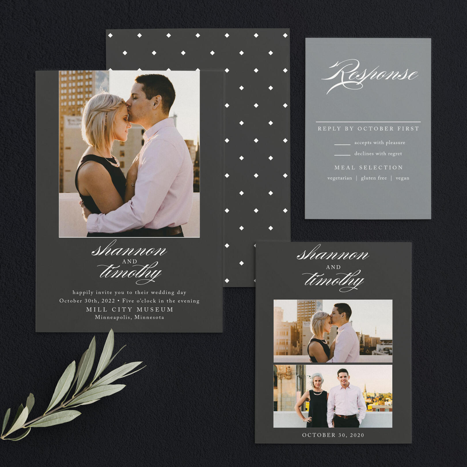 Simply Scripted Response Cards by Basic Invite