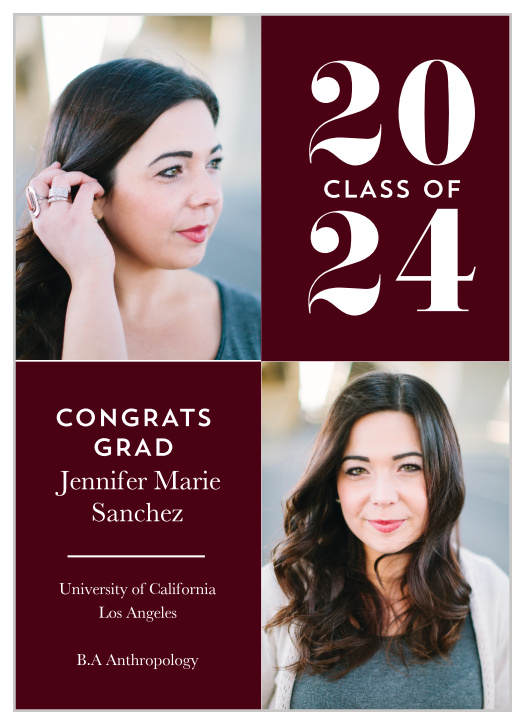 Important Year Graduation Thank You Cards by Basic Invite