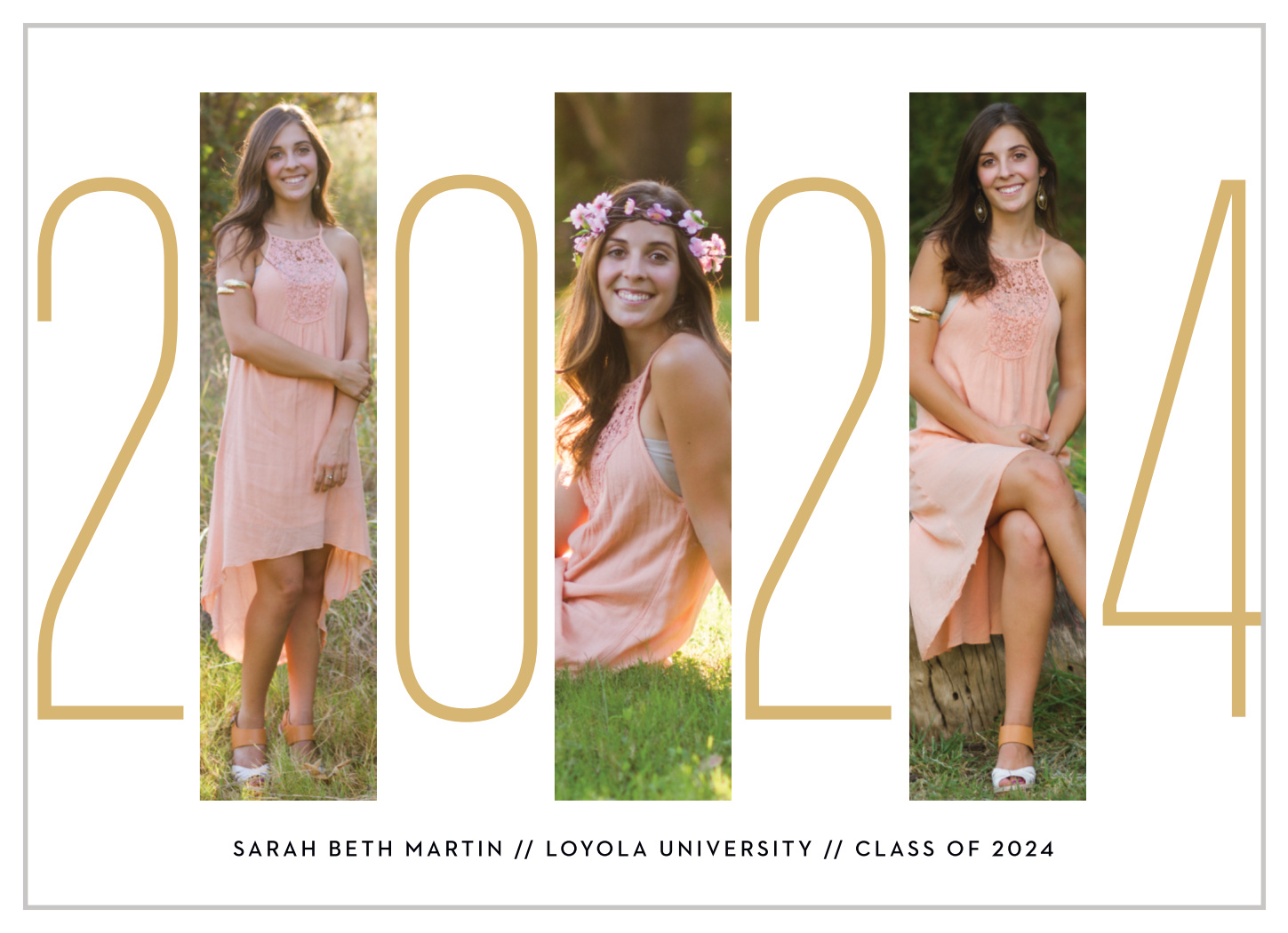 Flash Frames Graduation Announcements by Basic Invite