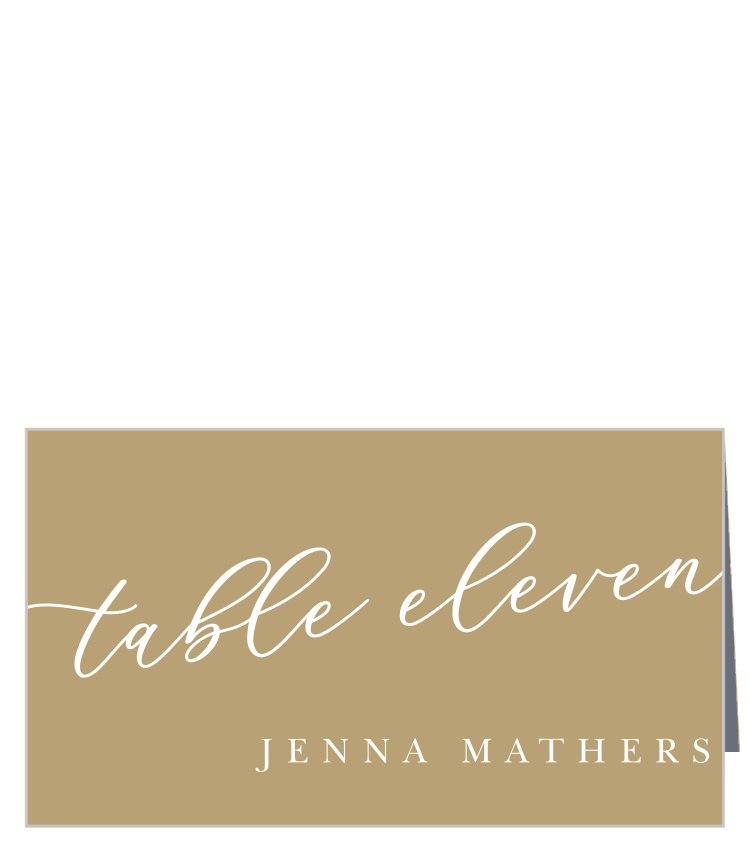 Oversize Script Place Cards by Basic Invite