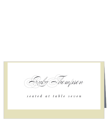 Clean Collage Wedding Menus by Basic Invite