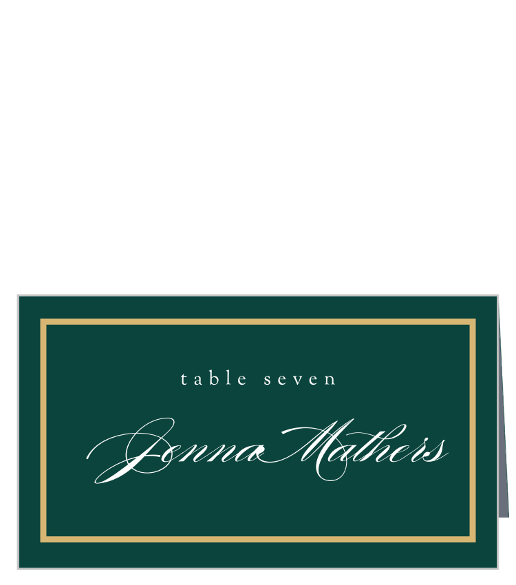 Delicate Frame Place Cards by Basic Invite