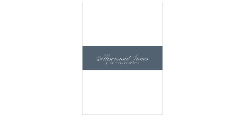 Sketched Botanicals Wedding Programs by Basic Invite