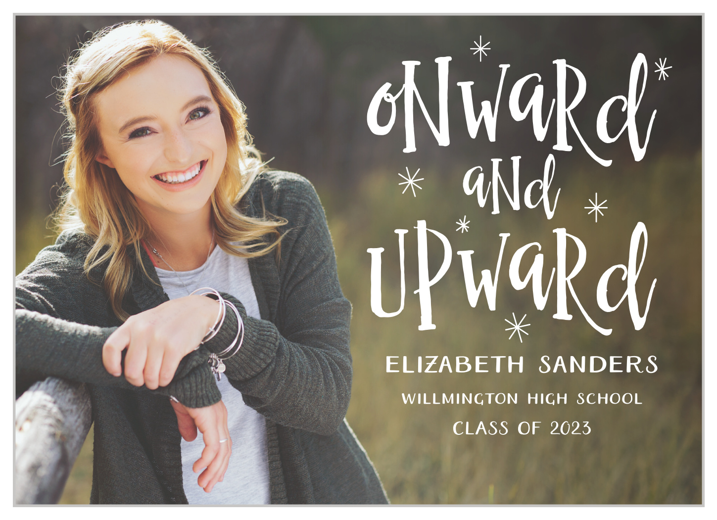 Moving Forward Graduation Announcements by Basic Invite