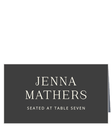 Leafy Label Wedding Menus by Basic Invite