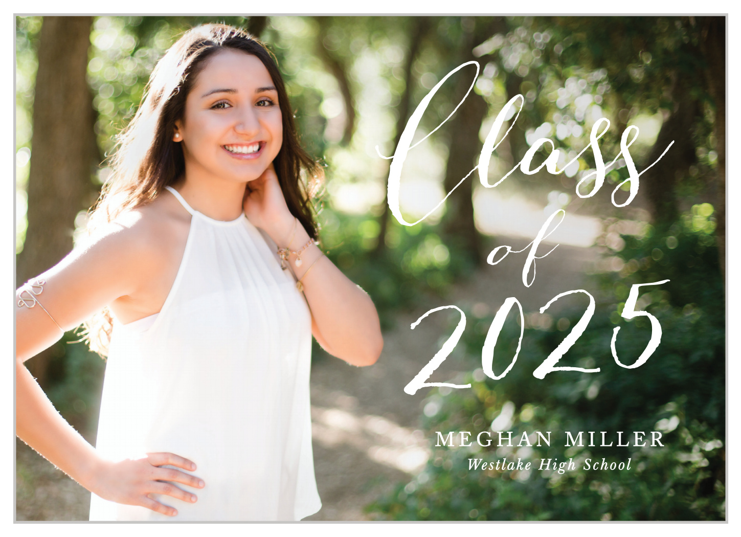 Scripted Grad Graduation Announcements by Basic Invite