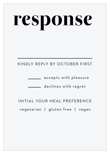 Chic Editorial Save the Date Cards by Basic Invite