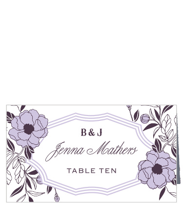 MaeMae's Midge Wedding Menus by Basic Invite