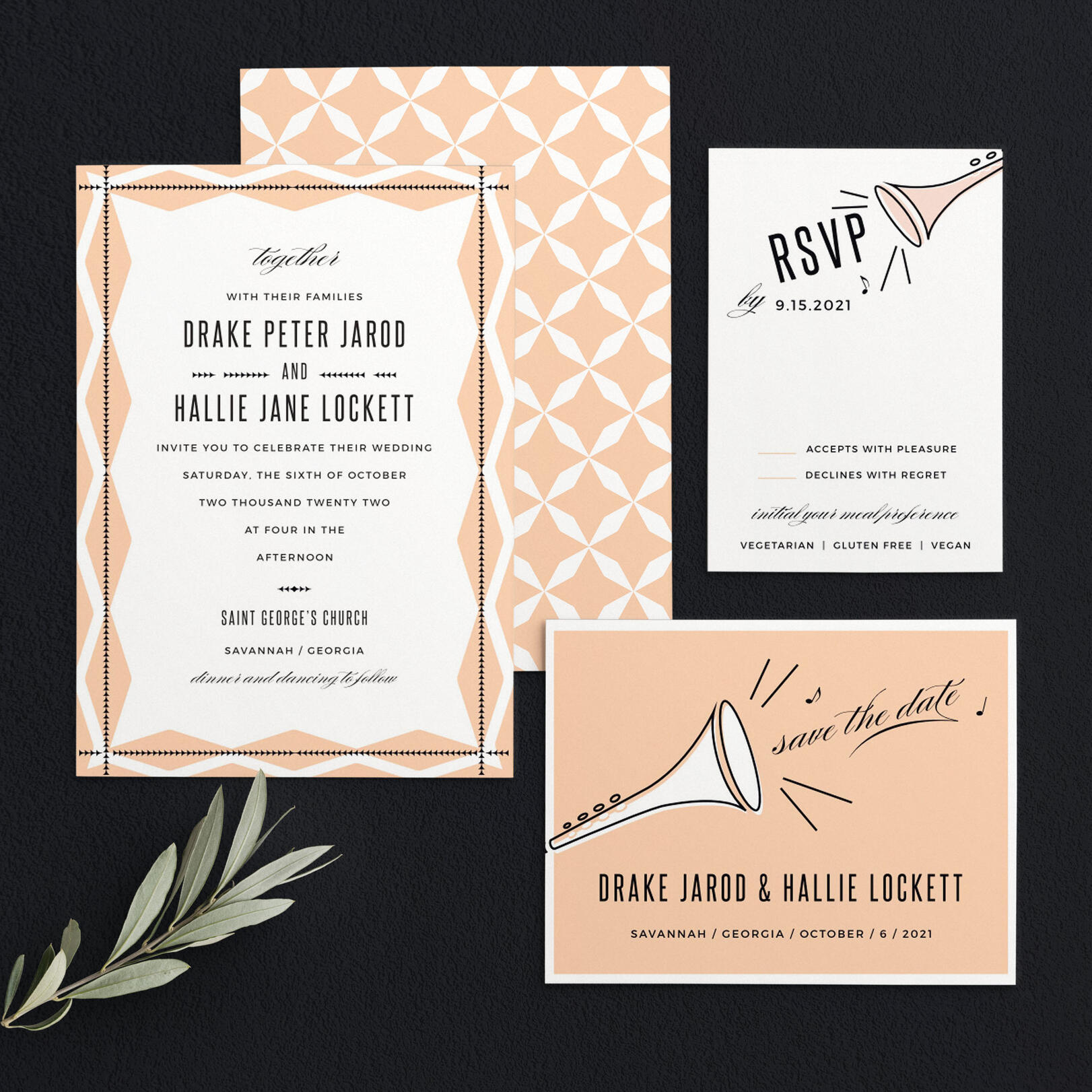MaeMae's Ralph Wedding Invitations by Basic Invite