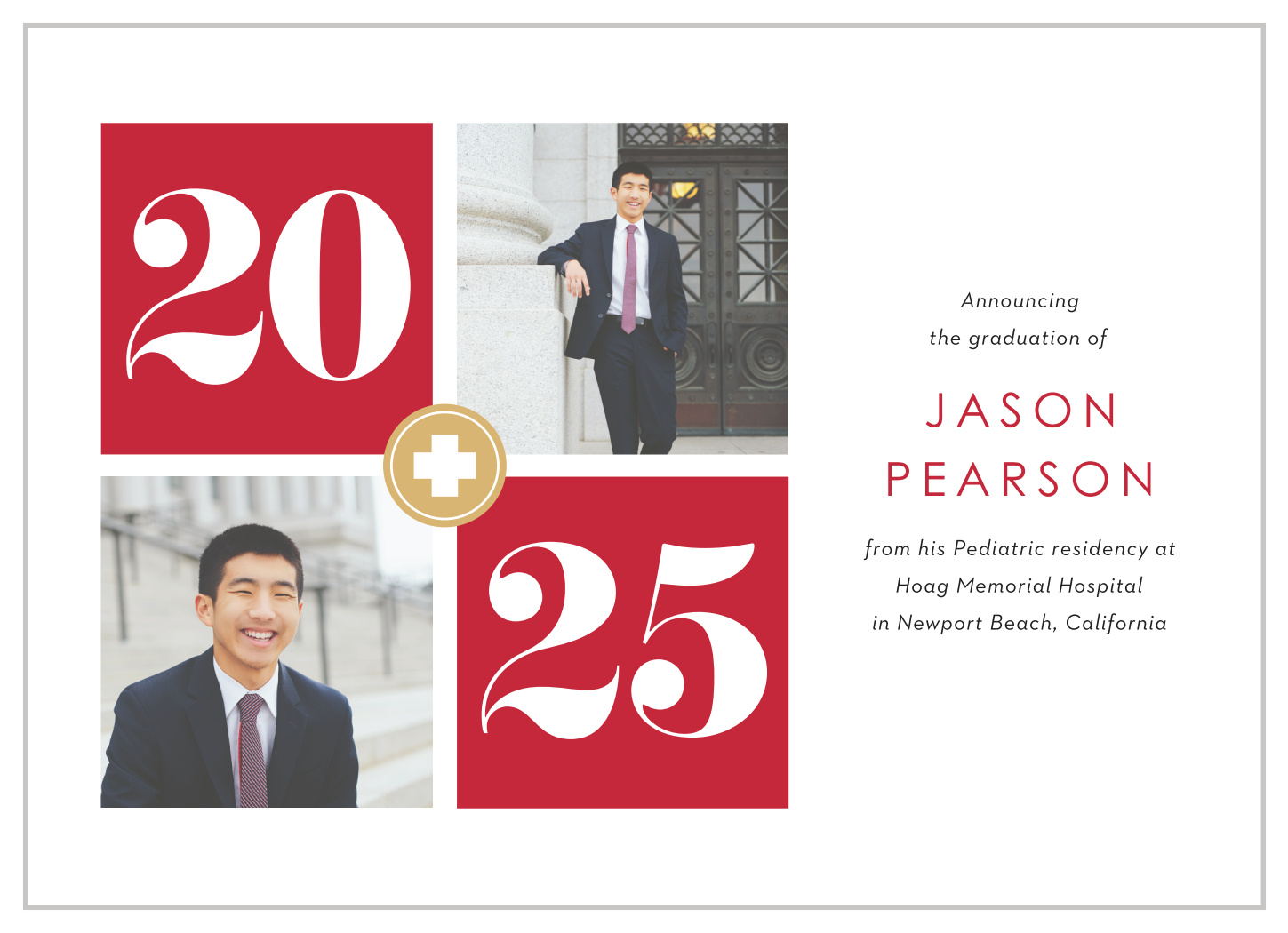 Medical Residency Graduation Announcements by Basic Invite