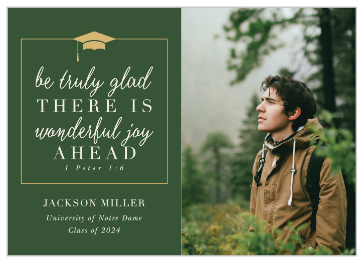 Religious Graduation Announcements & Invitations - Match Your Color ...