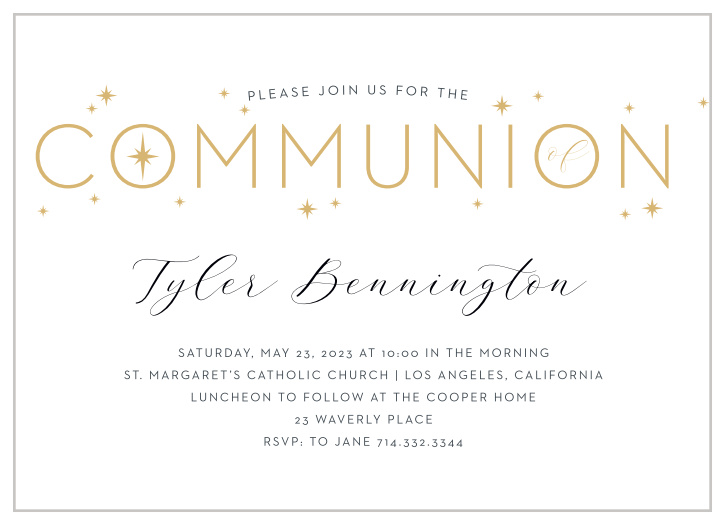 First Communion Invitations | 15% Off Super Cute Designs