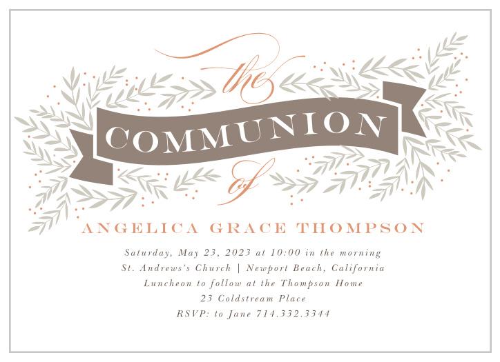 First Communion Invitations | 15% Off Super Cute Designs