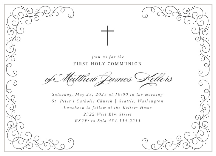 First Communion Invitations | 15% Off Super Cute Designs