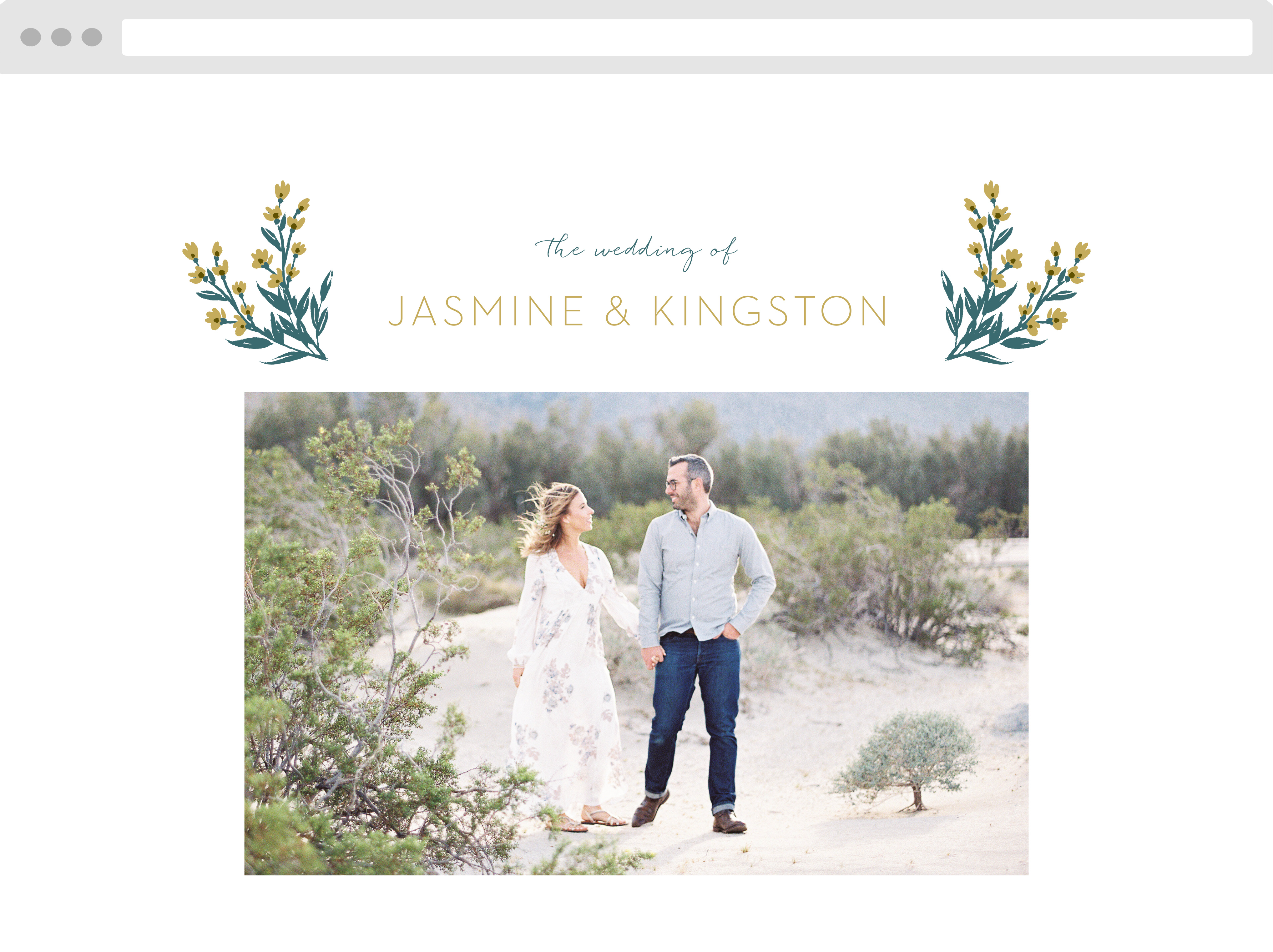 Daisy Daydream Save the Date Cards by Basic Invite