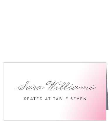 Polarized Allure Wedding Menus by Basic Invite