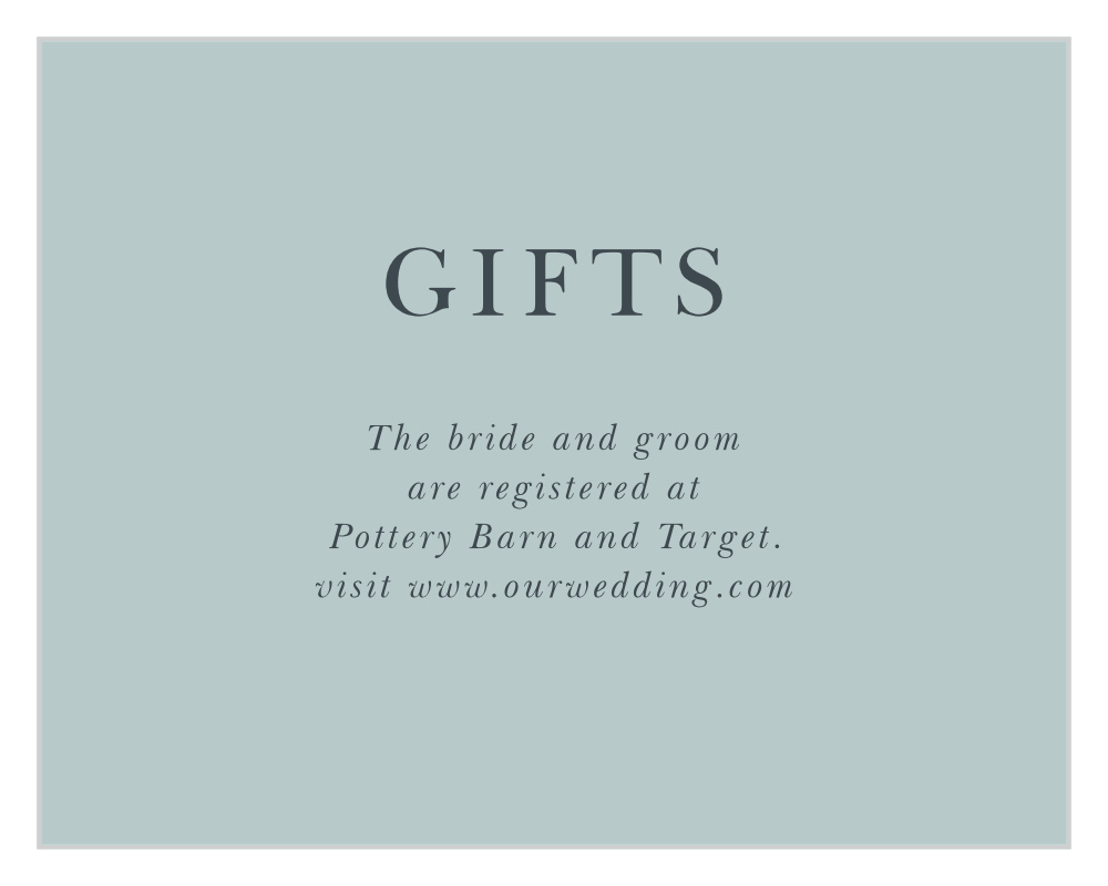 Entwined Blocks Registry Cards by Basic Invite