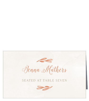 Hexagon Botanicals Wedding Programs by Basic Invite