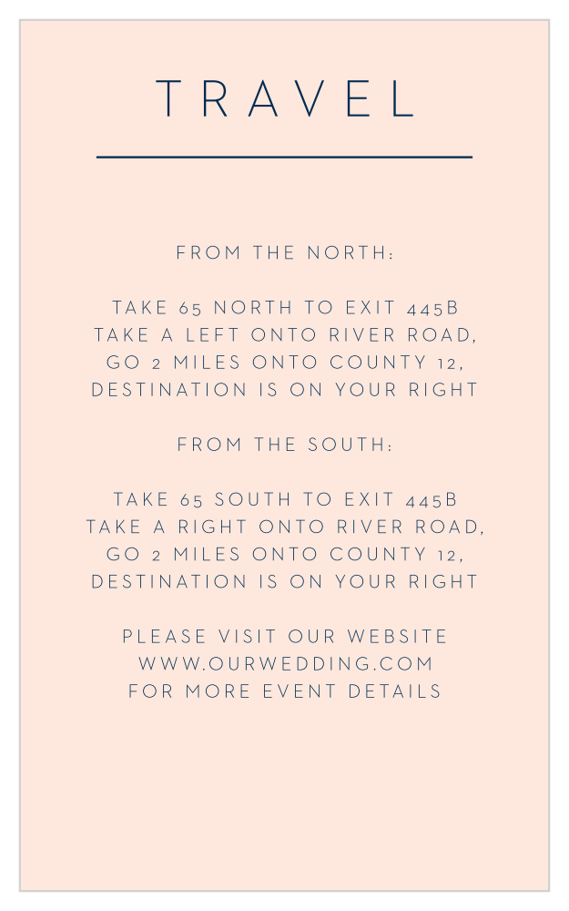 Mod Snaps Direction Cards by Basic Invite