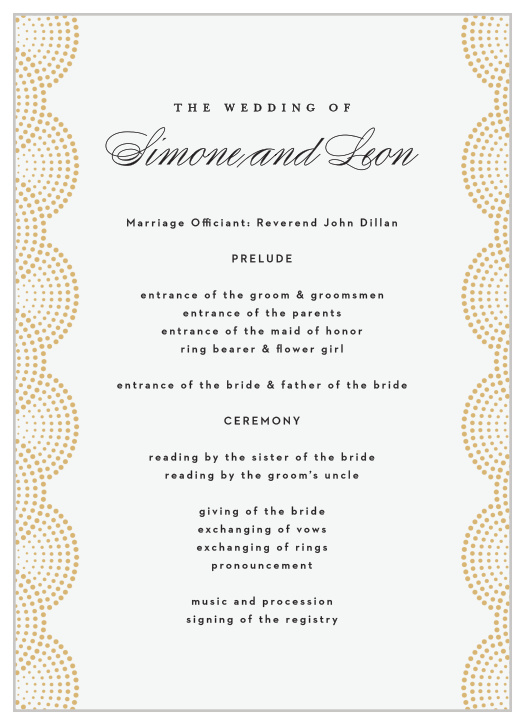 Dotted Devotion Wedding Invitations by Basic Invite