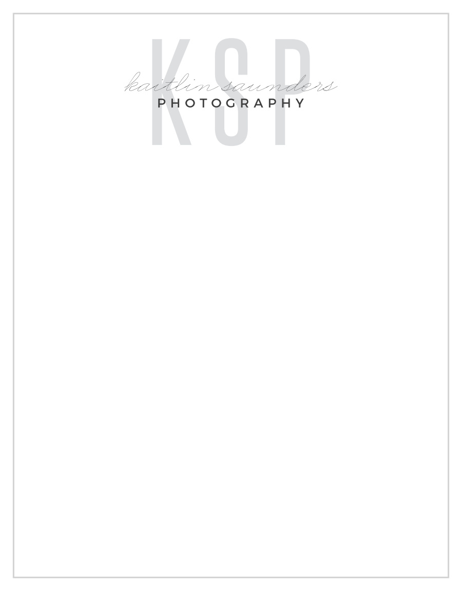 Signature Monogram Business Stationery by Basic Invite